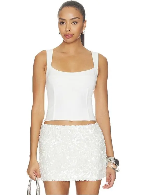 RUNAWAY THE LABEL Orion Bustier - White