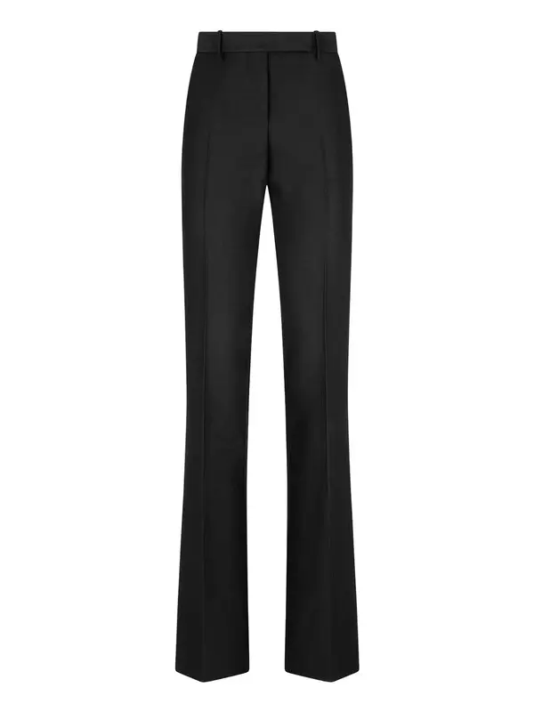 TOM FORD Wool-silk Tailored Trousers - Black