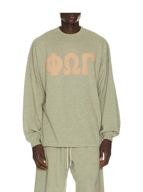 Fear Of God Merch Long Sleeve Tee - Grey