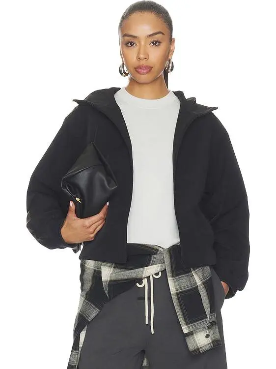 Fear Of God Full Zip Hooded Anorak Jacket - Black
