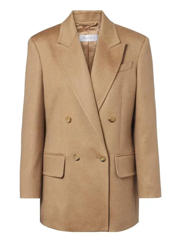 Max Mara Olimpia Camel Hair Blazer - Beige