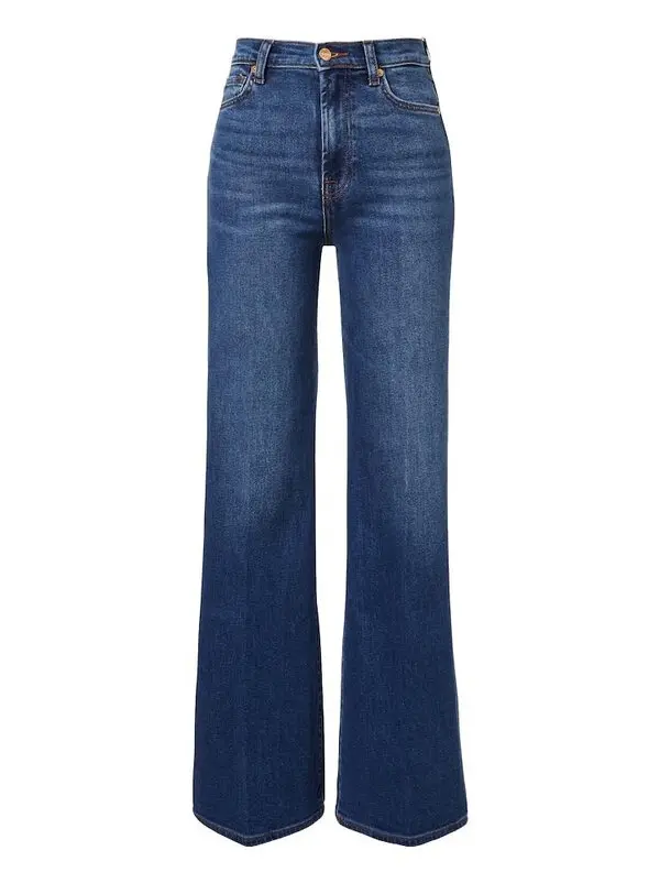 7 For All Mankind Jo High-rise Flared Jeans - Blue