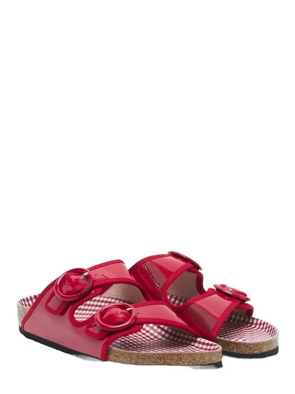 BIRKENSTOCK X Repetto Arizona Patent Leather Sandals - Red