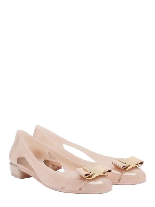FERRAGAMO Nara Ballet Flats - Pink