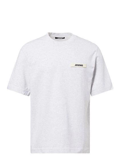 Jacquemus Le Gros Grain Cotton-jersey T-shirt - Grey