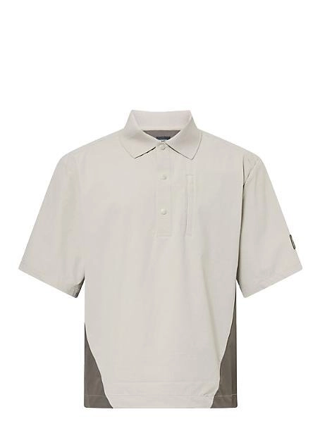 MANORS Shooter Branded Stretch-woven Polo Shirt - Dune