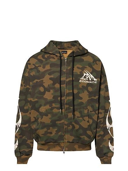 GODMADE Military Cotton Camouflage Hoodie - Camo