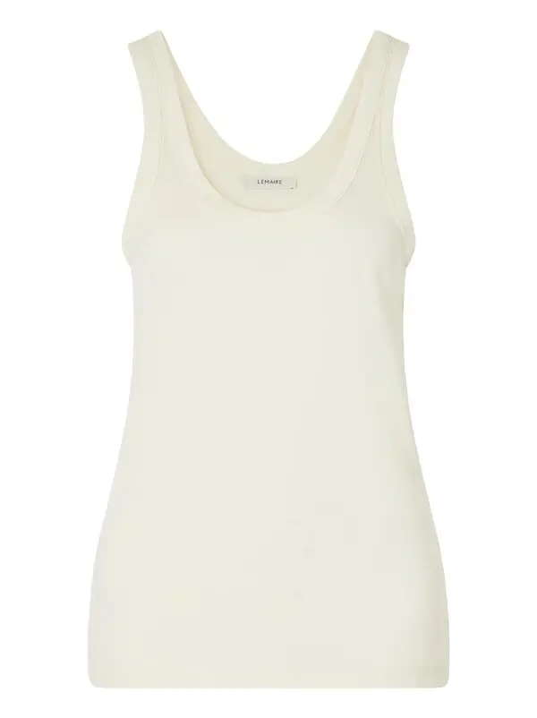 LEMAIRE Cotton-jersey Tank - Neutrals