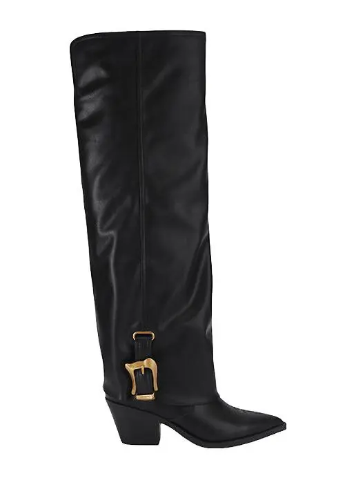 Steve Madden Sorcere High Leg Faux-leather Boots - Black