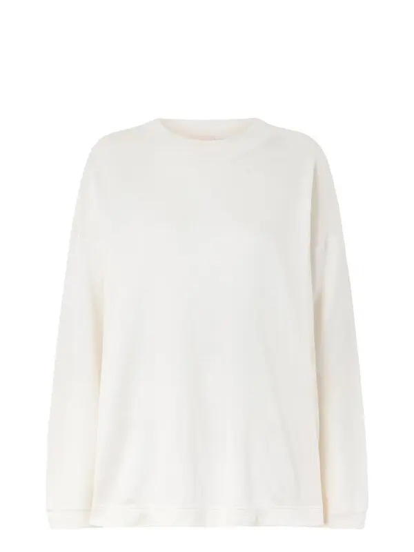 Khaite Dylan Silk Sweatshirt - Neutrals