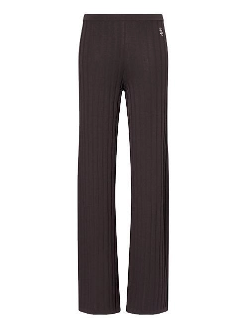 SPORTY & RICH Ribbed Knitted Trousers - Cioco