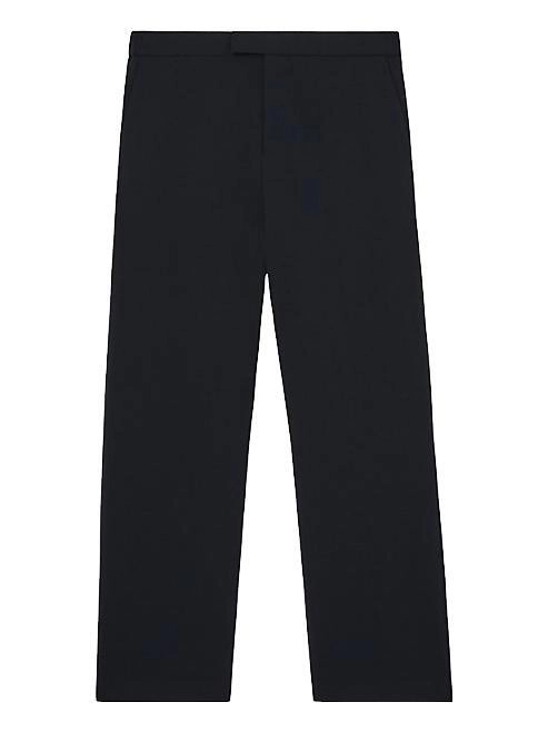 REISS Relaxed-fit Stretch Woven Trousers - Navy