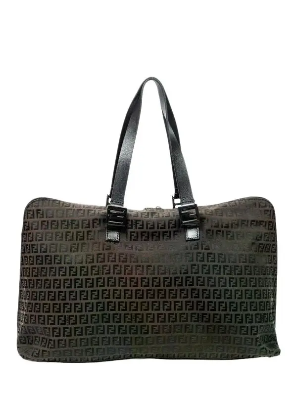 Fendi All-over-logo Luggage - Brown