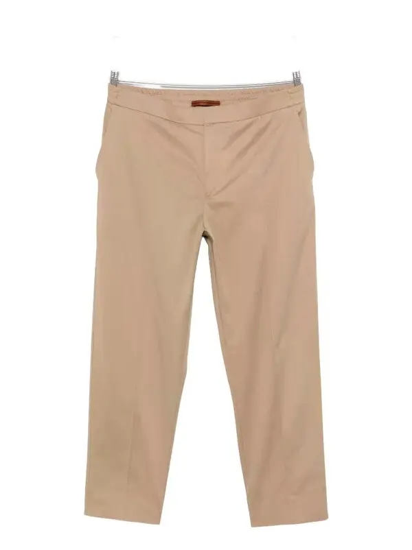 Zegna Elasticated-waistband Tailored Trousers - Neutrals