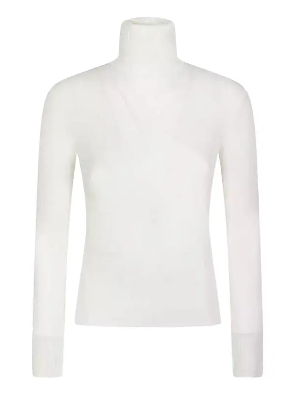 P.a.r.o.s.h Ribbed-knit Roll-neck Sweater - Neutrals
