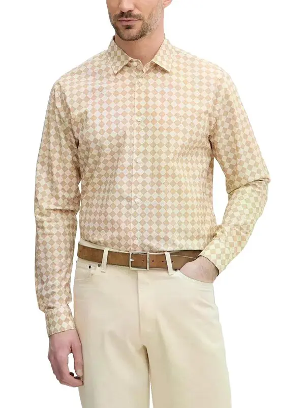 TRUSSARDI Check-pattern Shirt - Neutrals