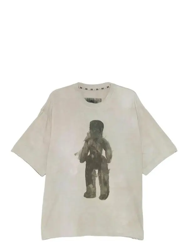 ZIGGY CHEN Digital-print T-shirt - Grey