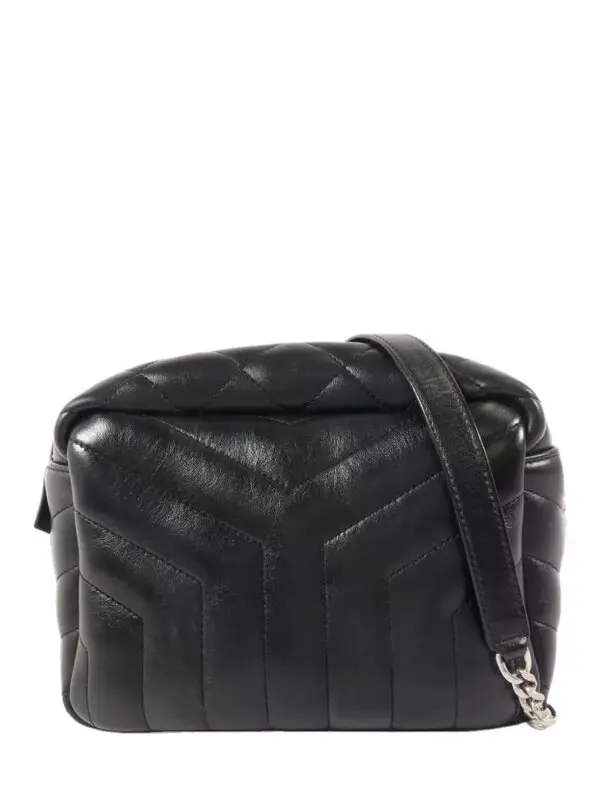 Saint Laurent Loulou Quilted Mini Shoulder Bag - Black