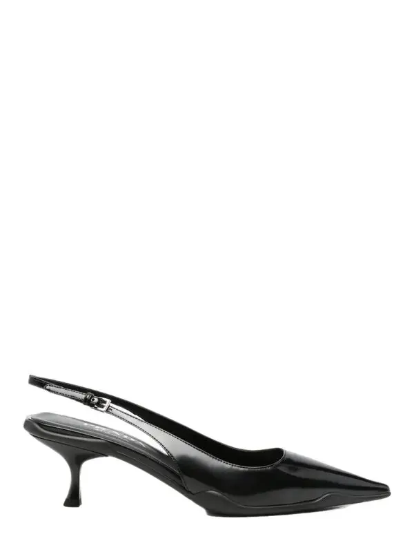 Prada Pointed-toe Slingback Pumps - Black