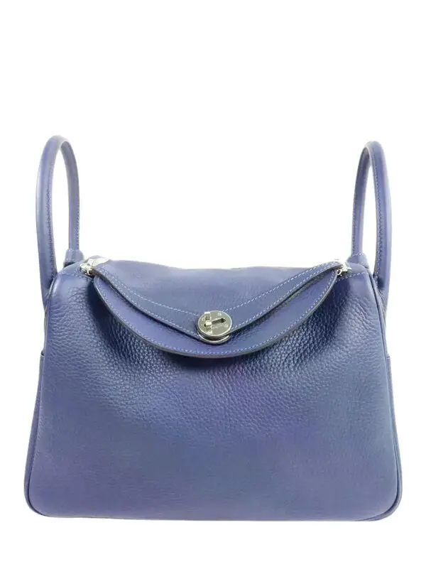 Hermès Lindy 30 Two-way Handbag - Blue