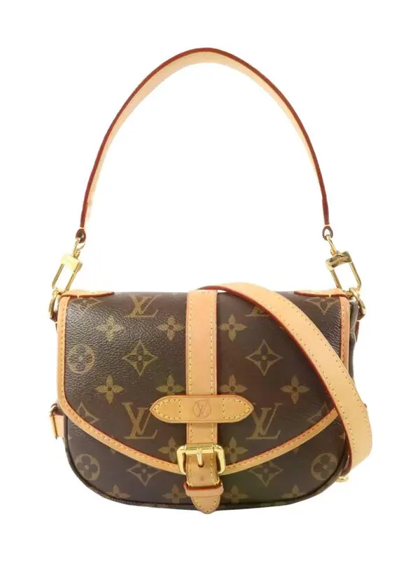 LOUIS VUITTON Monogram Saumur Bb Shoulder Bag - Brown