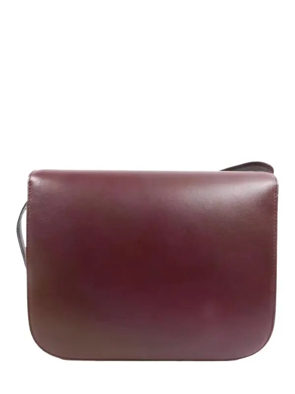 Celine Classic Box Shoulder Bag - Red