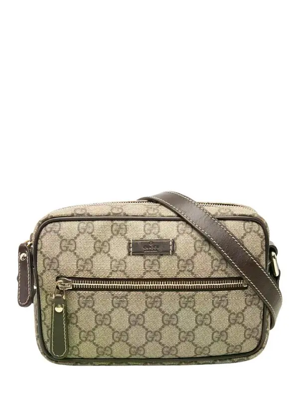 Gucci 2000-2015 Gg Supreme Crossbody Bag - Neutrals