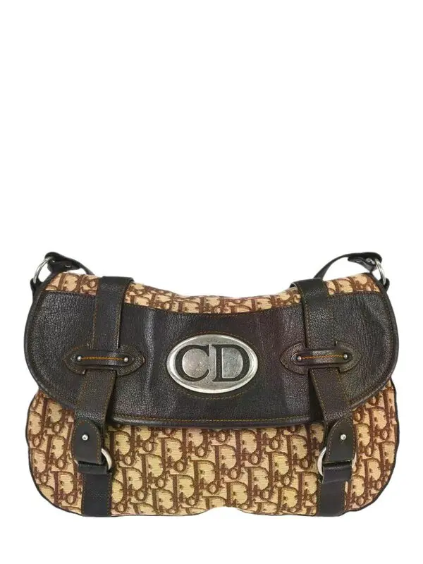 Dior 2006 Trotter Shoulder Bag - Neutrals