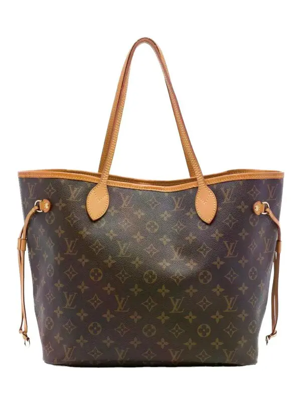 LOUIS VUITTON Monogram Neverfull Mm Tote Bag - Brown