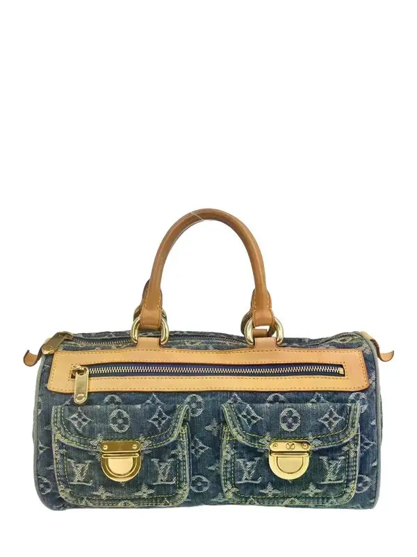 LOUIS VUITTON 2005 Monogram Neo Speedy Handbag - Blue