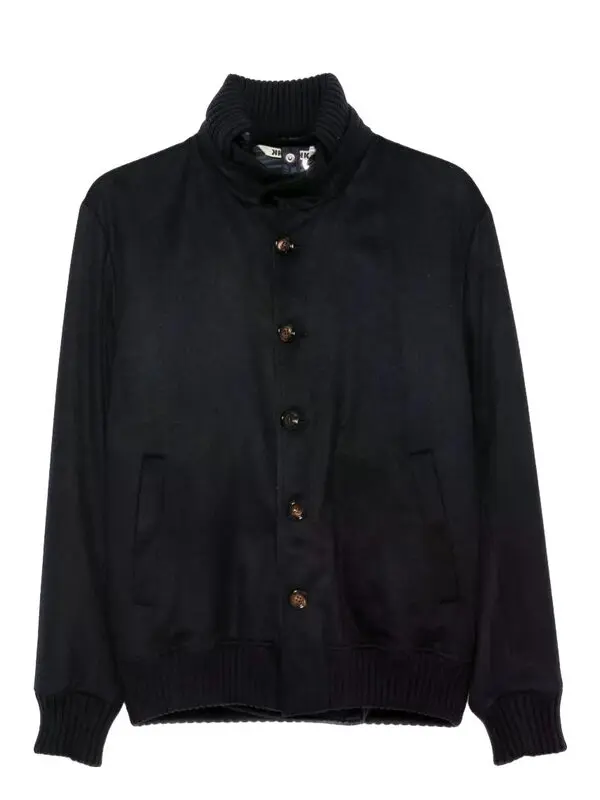 KIRED Button-up Cashmere Jacket - Blue