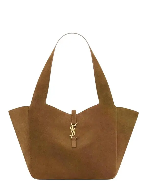 Saint Laurent Le 5 À 7 Small Bea Suede Bag - Brown