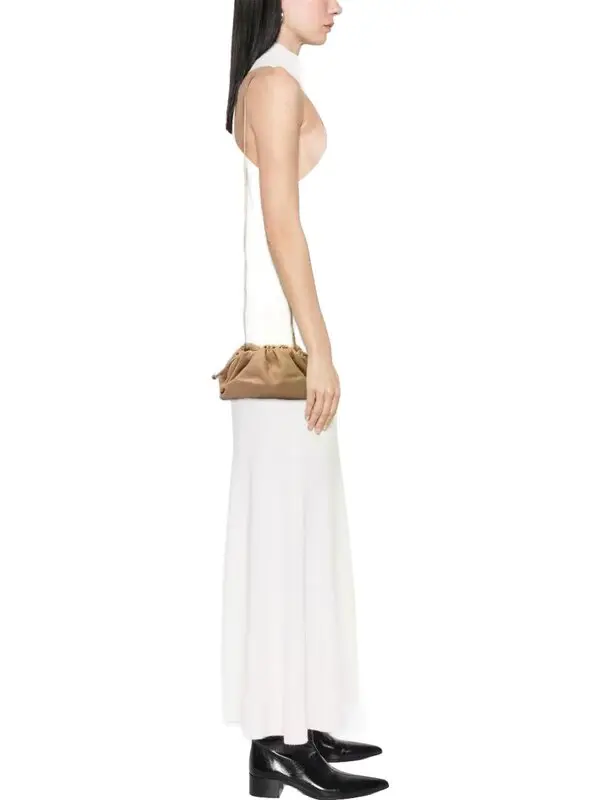 Bottega Veneta 2012-2026 Lambskin The Mini Pouch Crossbody Bag - Neutrals