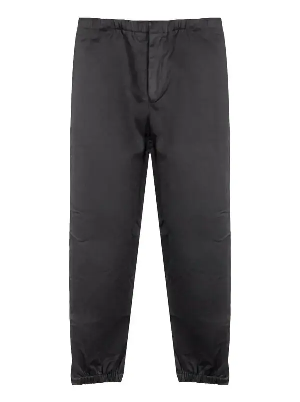 JIL SANDER Elasticated-waistband Zip-cuff Trousers - Black