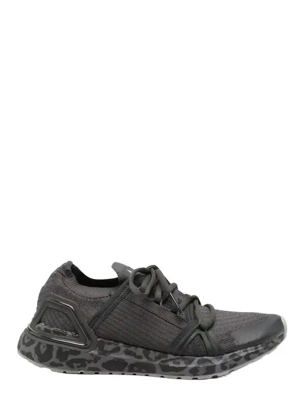 Adidas By Stella McCartney Ultraboost 20 Leopard-print Knit Sneakers - Black