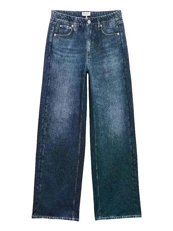 Rag & Bone Miramar Wide-leg Jeans - Blue