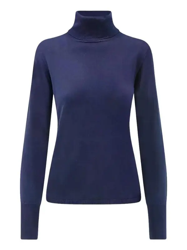 Aspesi Roll-neck Long-sleeve Sweater - Blue