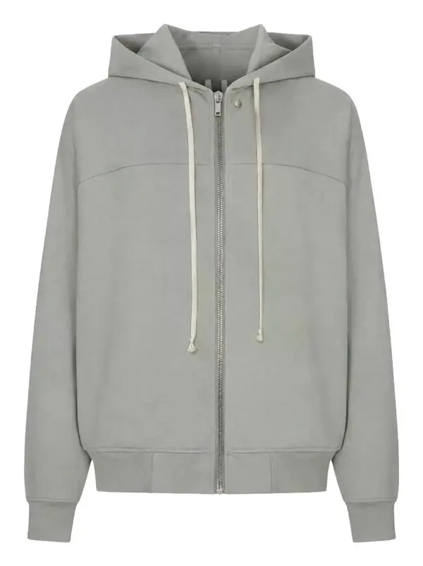 Rick Owens Tower Windbreaker In Drk Pearl Heavy Jersey - Grey