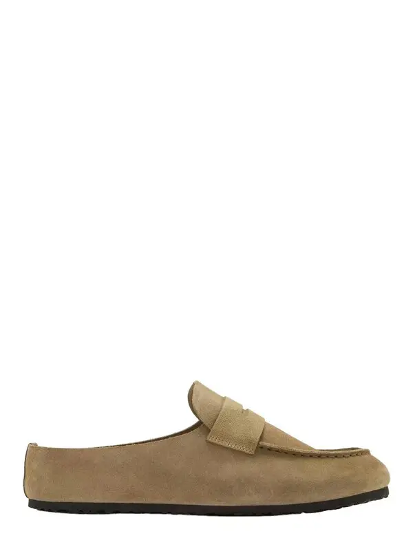FORSA Eddie Suede Slip-on Loafers - Neutrals