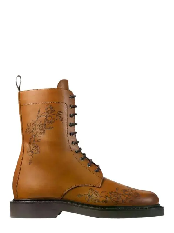 JIMMY CHOO Rowan Derby Boots - Brown