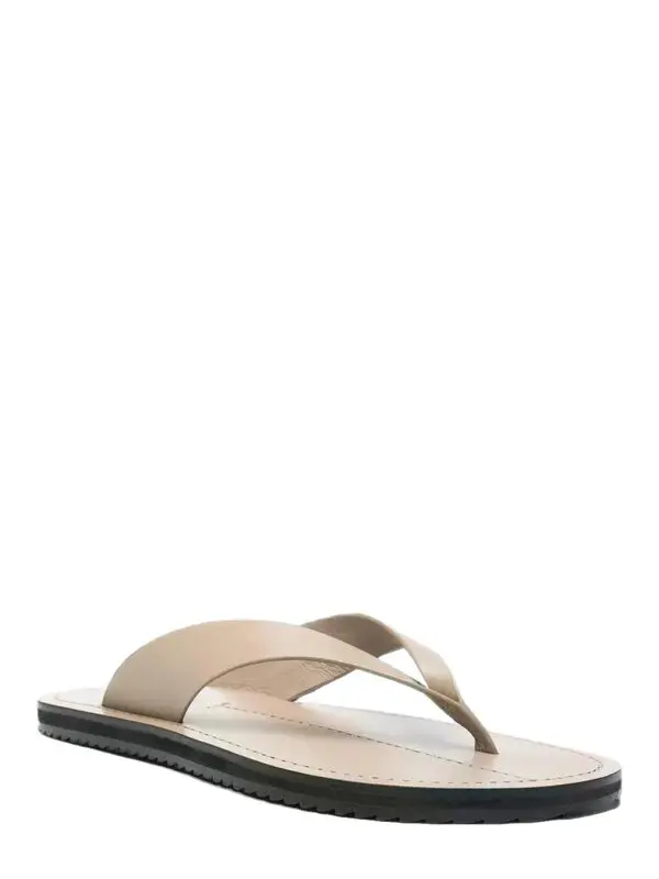 A.emery Flora Leather Sandals - Neutrals