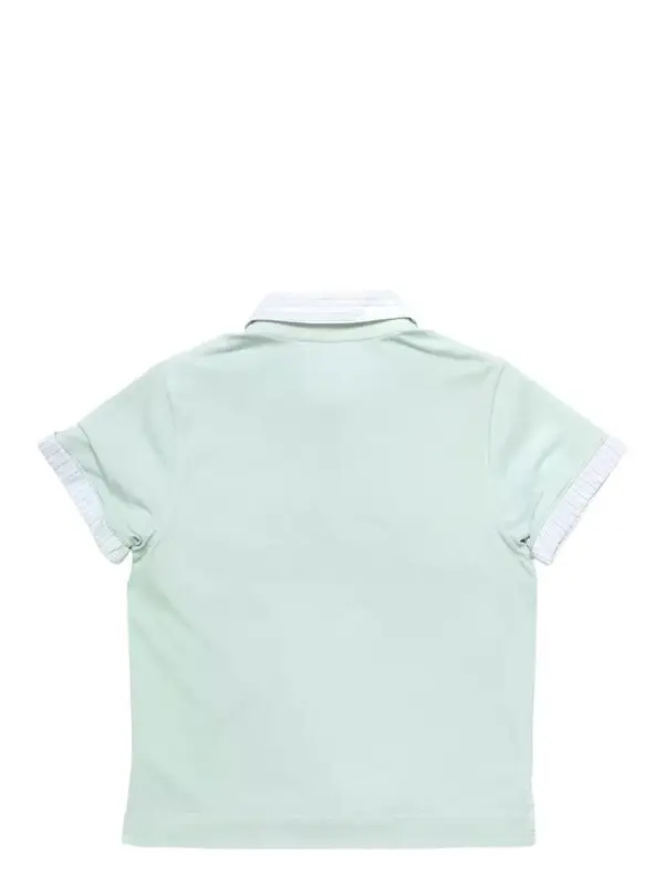 Acne Studios Logo-embroidered Polo Shirt - Green