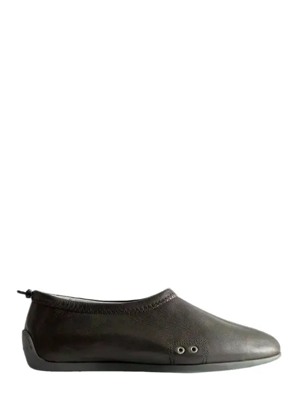 Paloma Wool Miles Ii Leather Sneakers - Brown