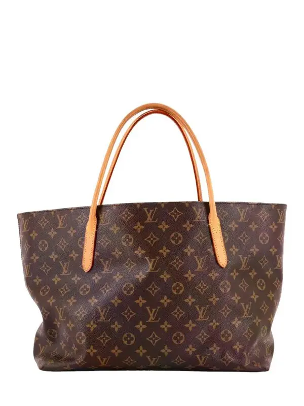 LOUIS VUITTON Raspail Monogram Canvas Mm Tote Bag - Brown
