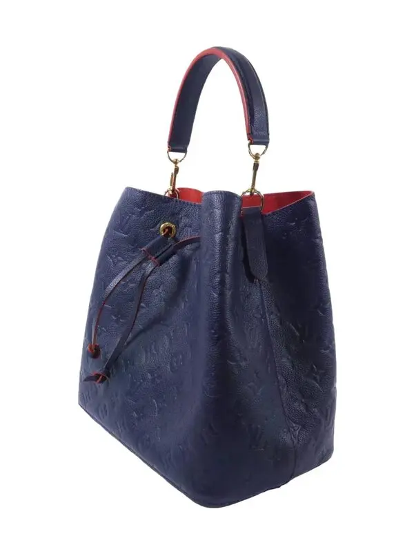 LOUIS VUITTON Monogram Empreinte Neo Noe Bucket Bag - Blue