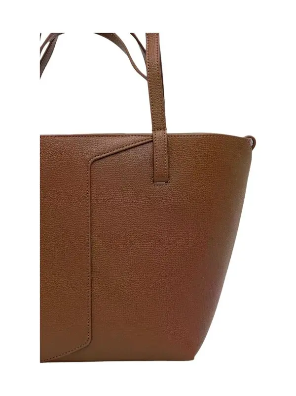Emporio Armani Logo Print Tote Bag - Brown