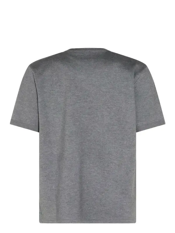 Malo Cashmere-silk Blend T-shirt - Grey