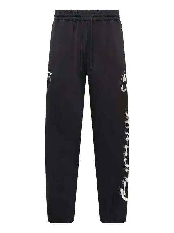 Y3 Chito Graphic Loose-fit Track Pants - Black