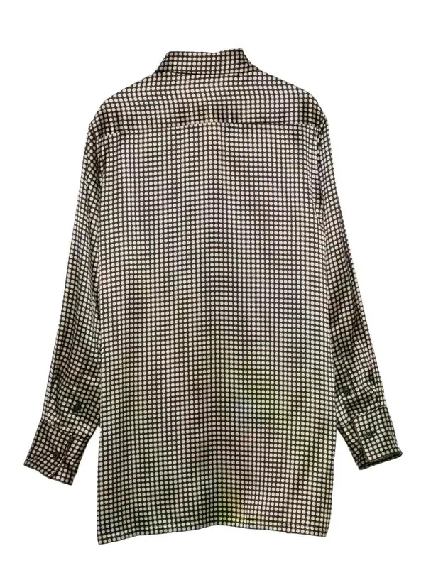 Kiton Polka-dot-print Chest-pocket Shirt - Black