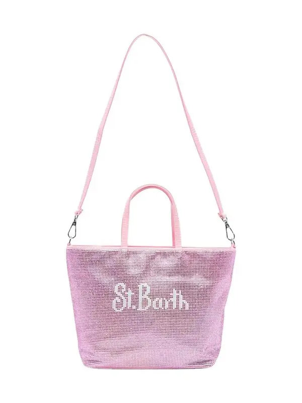 MC2 SAINT BARTH Mini Strass Tote Bag - Pink